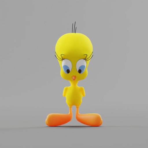 Looney Tunes Tweety | Monsters & Creatures models | BlenderKit