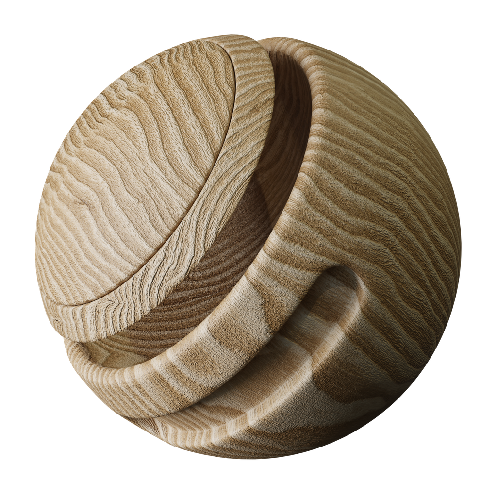 BlenderKit | Download the FREE Wavy Ash Wood material
