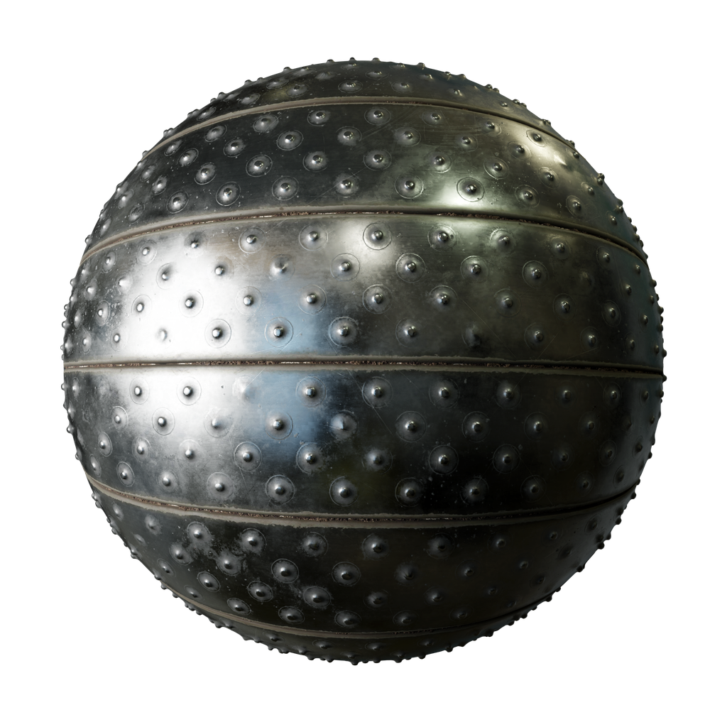 Metal Sheet Horizontal Bumps | FREE metal materials | BlenderKit