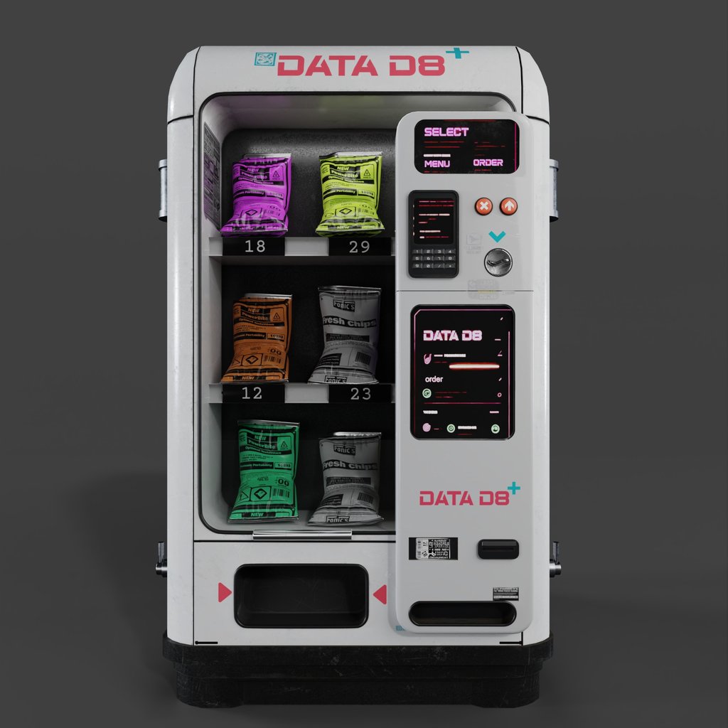 Vending machine | Shopping / Retail models | BlenderKit