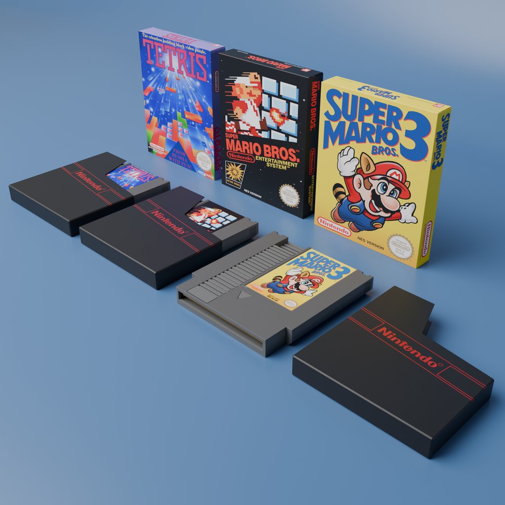 Nintendo Entertainment System Cartdriges | Video devices models ...