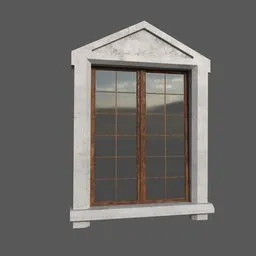 Classical Window 02 | FREE 3D Window models | BlenderKit