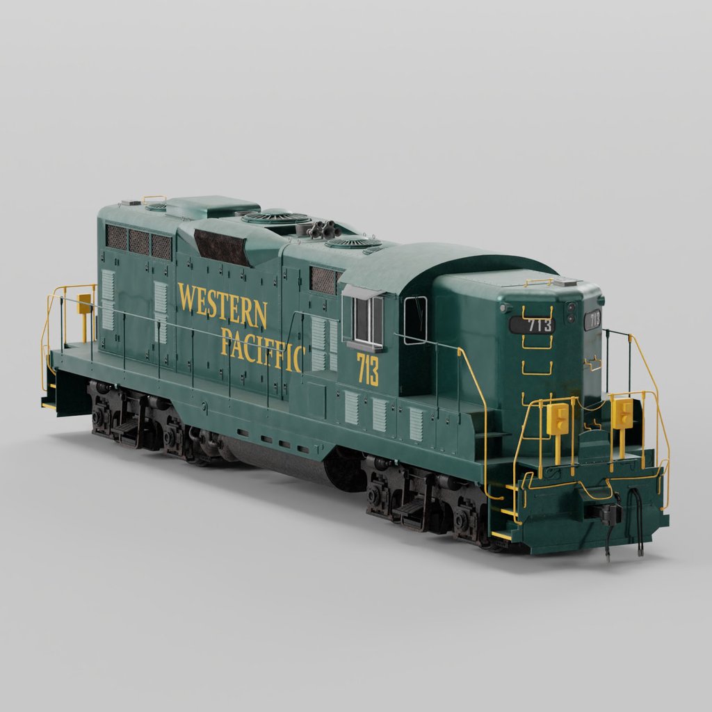 Train Tracks | FREE 3D Cargo models | BlenderKit