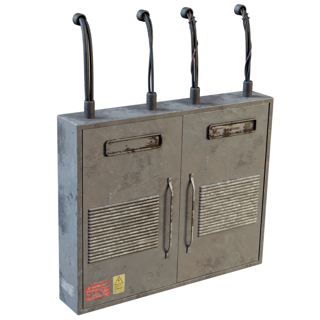 Electric Box | Urban Environment models | BlenderKit