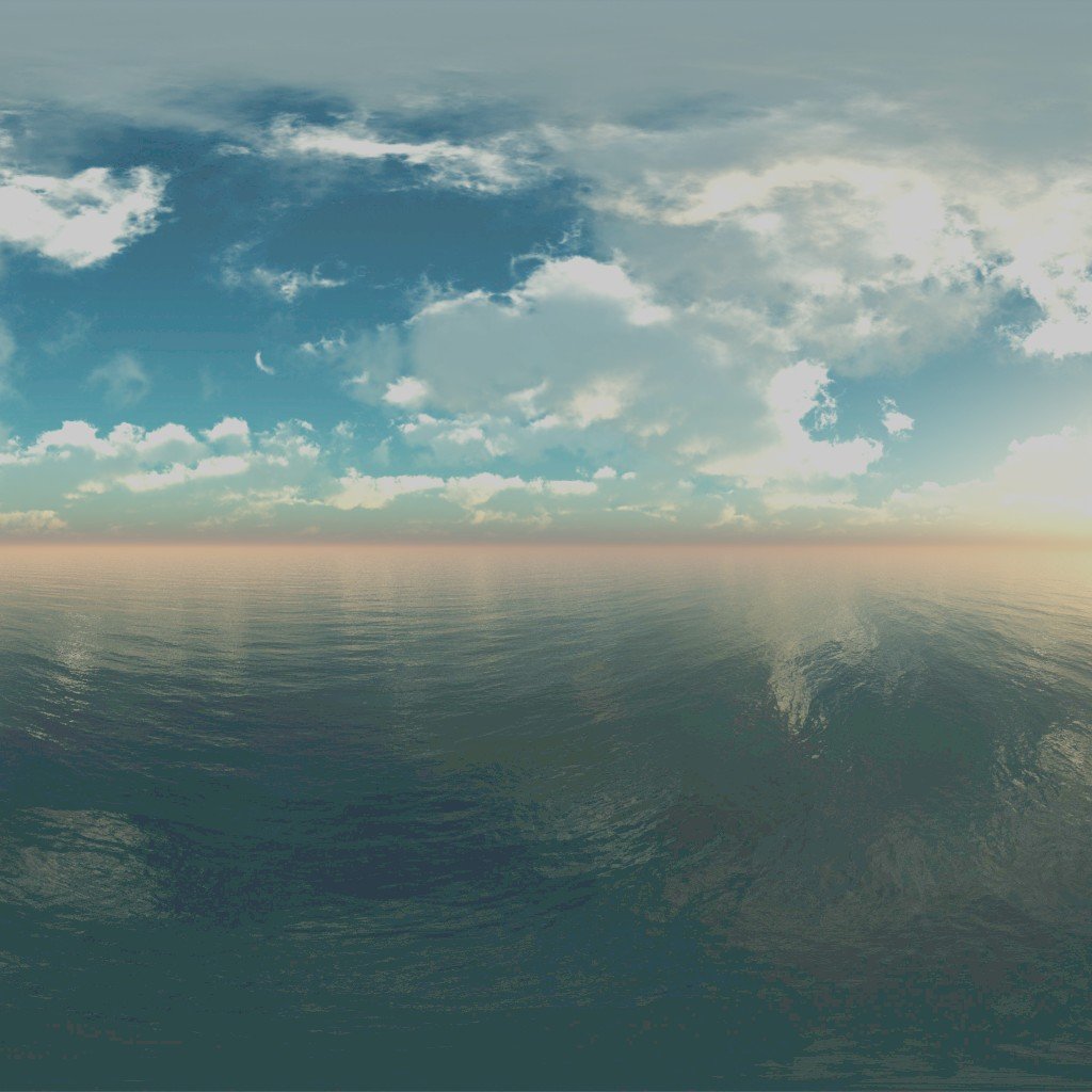 Ocean Sunrise HDRI Sky 360 Environment | Water Environments HDRis ...