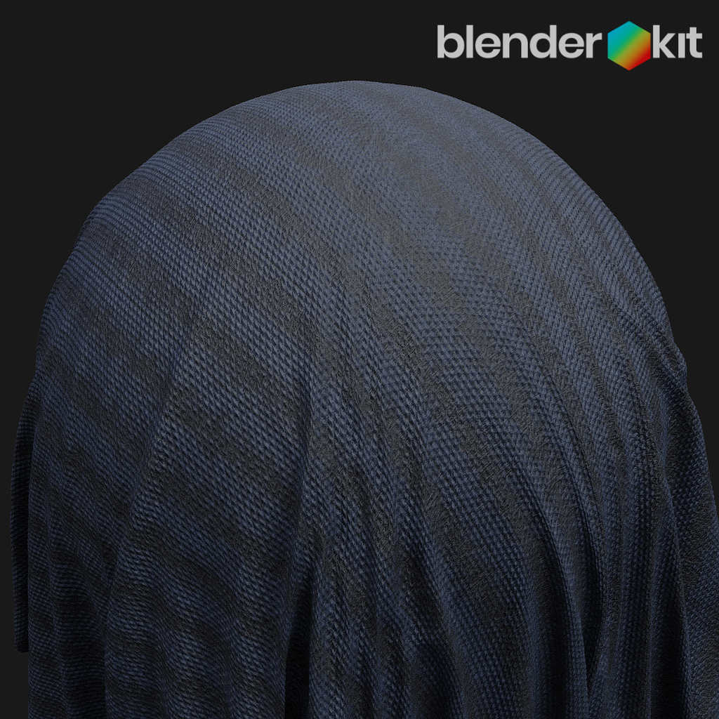 BlenderKit fabric material: Nylon by Vilém Duha