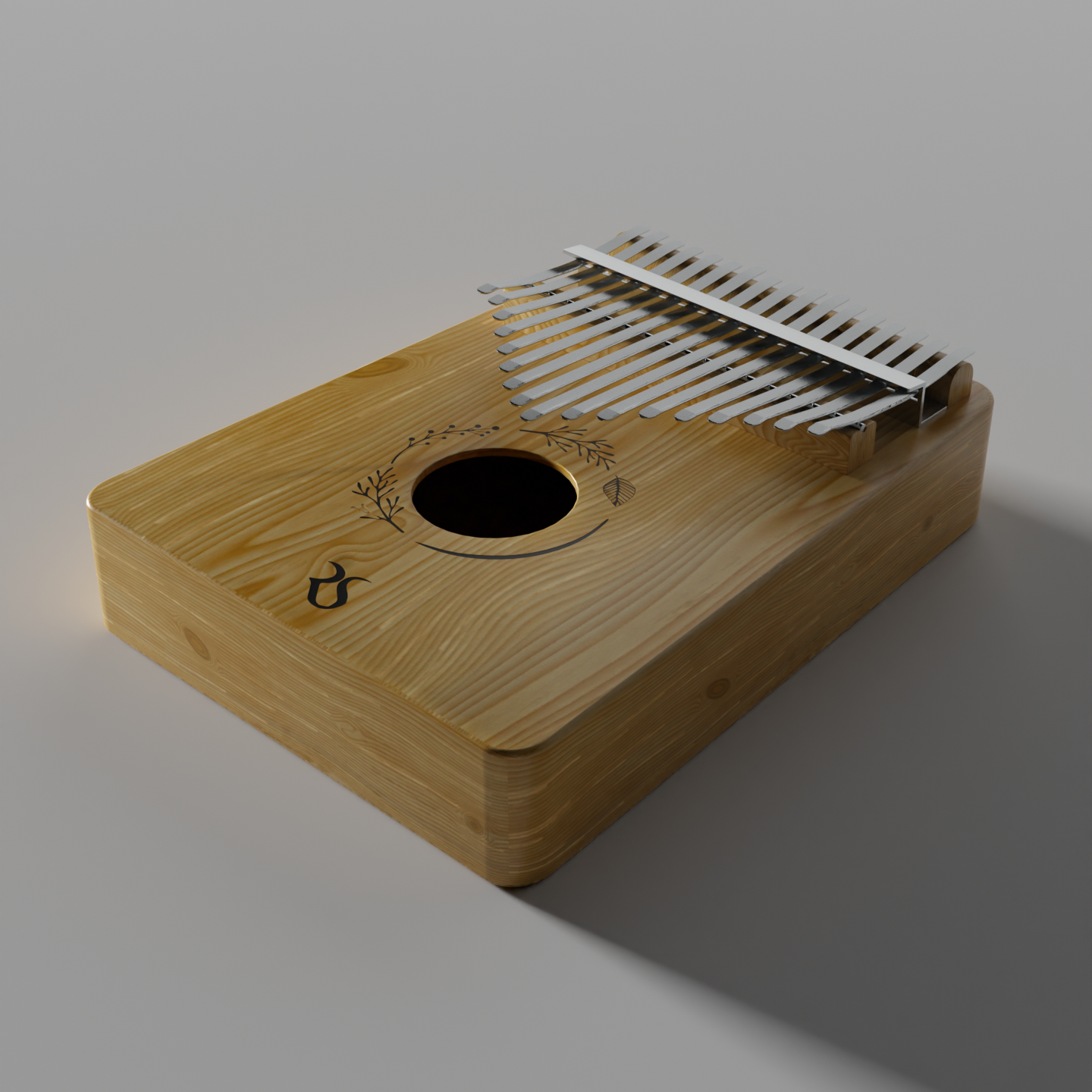Kalimba | FREE Musical Instruments models | BlenderKit