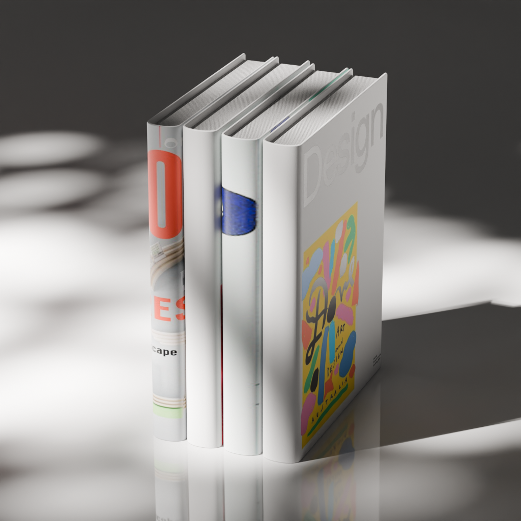 Assorted of Design Book | FREE Books models | BlenderKit