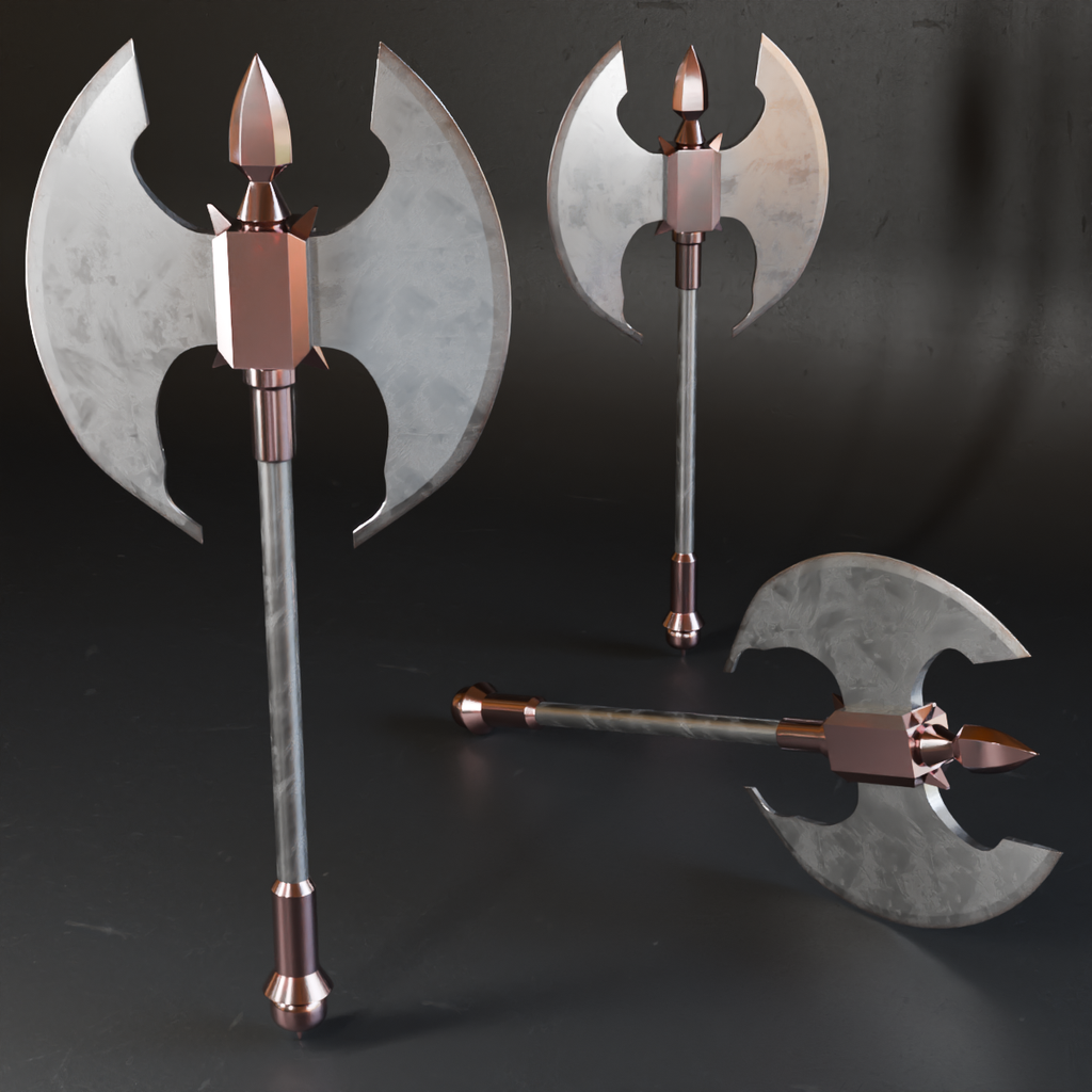 MK Axe lowpoly-023 | Historical Weapons models | BlenderKit