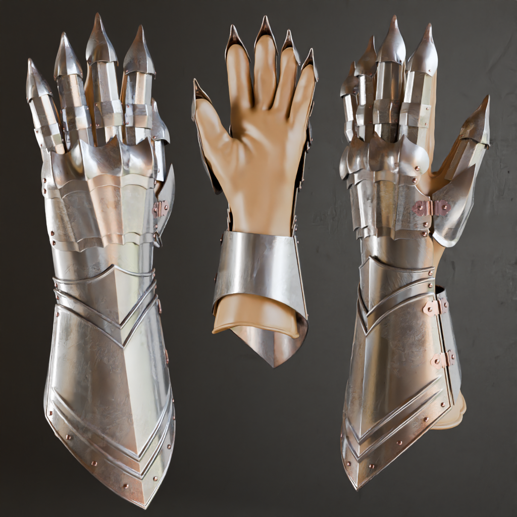 MK HandArmor 014 | Historical Weapons models | BlenderKit