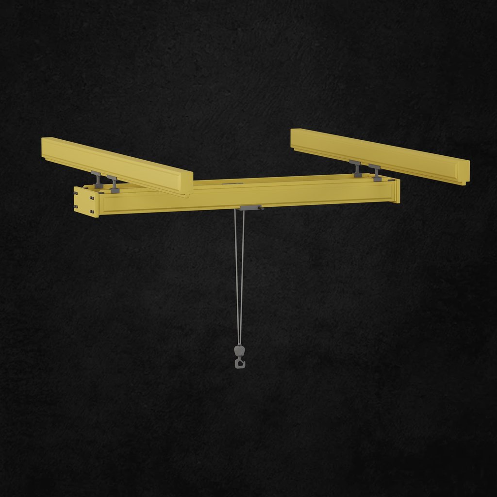 Overhead Crane | Industrial Machinery models | BlenderKit