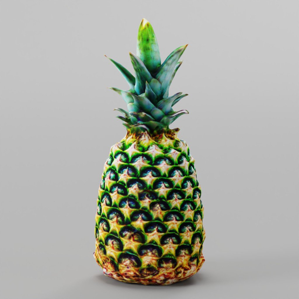 Pineapple | FREE Fruit & Vegetables models | BlenderKit