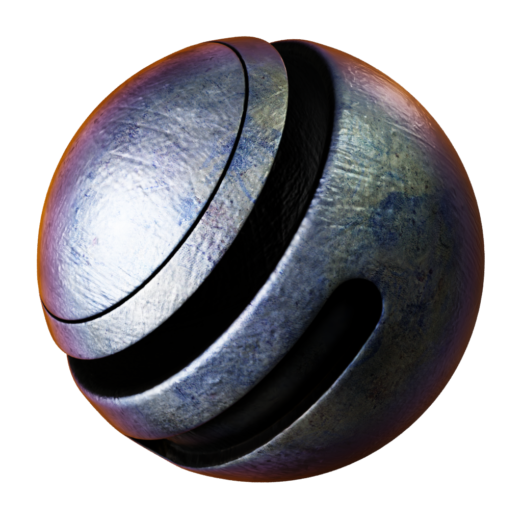 Iridescent Metal | FREE metal materials | BlenderKit