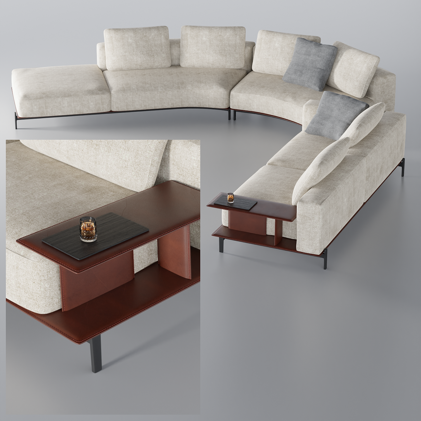Breba Poliform | Sofas models | BlenderKit