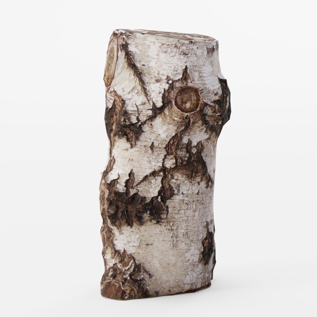 Wooden Trunk 02 | Trees models | BlenderKit