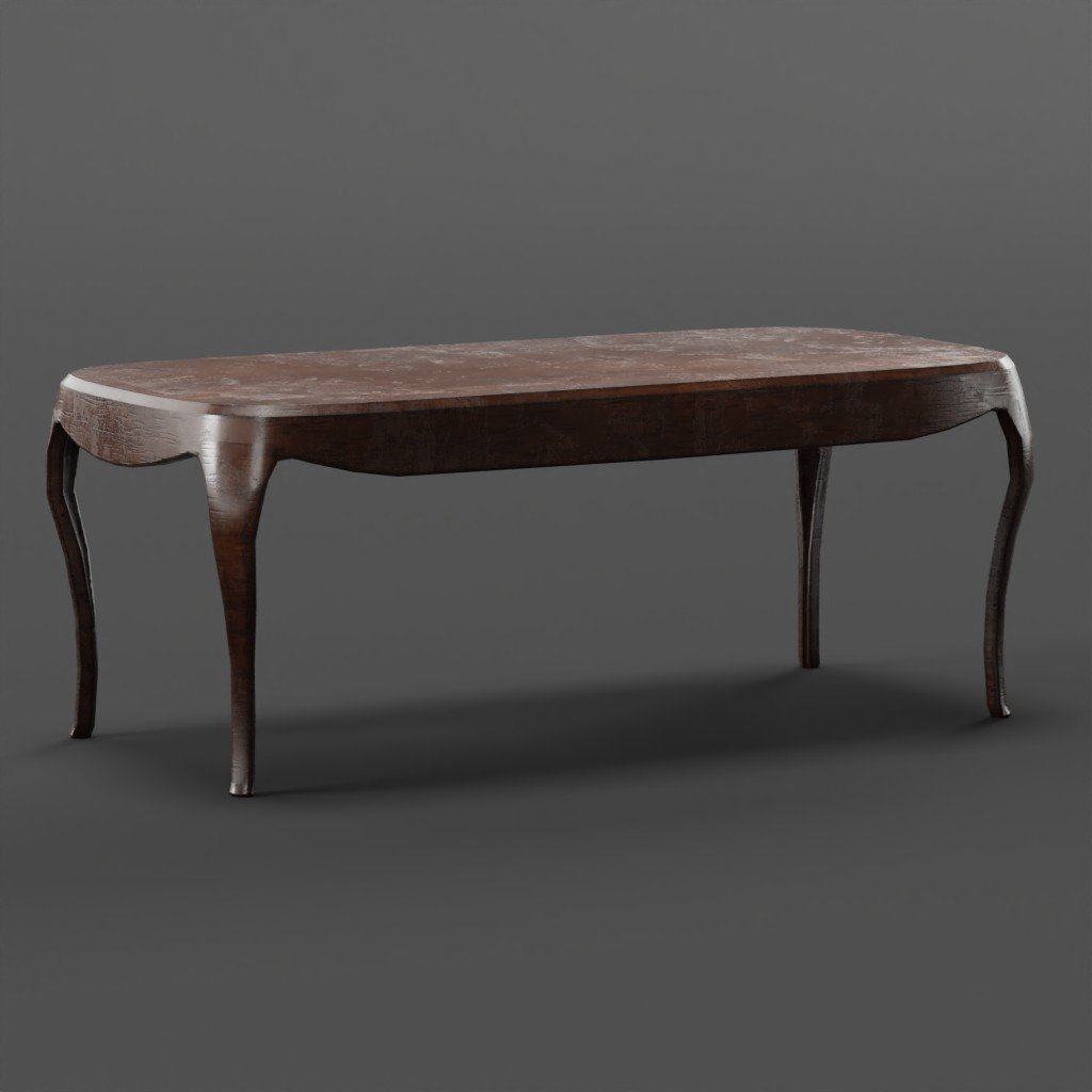 Upper class small table | Tables models | BlenderKit