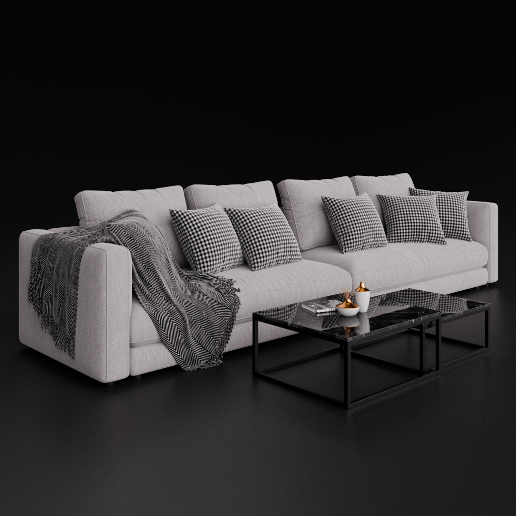 Sofa Skyline 5 seater | Sofas models | BlenderKit