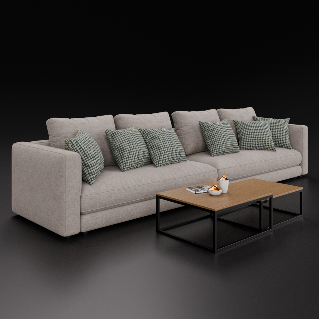 Sofa Skyline 5 seater | Sofas models | BlenderKit