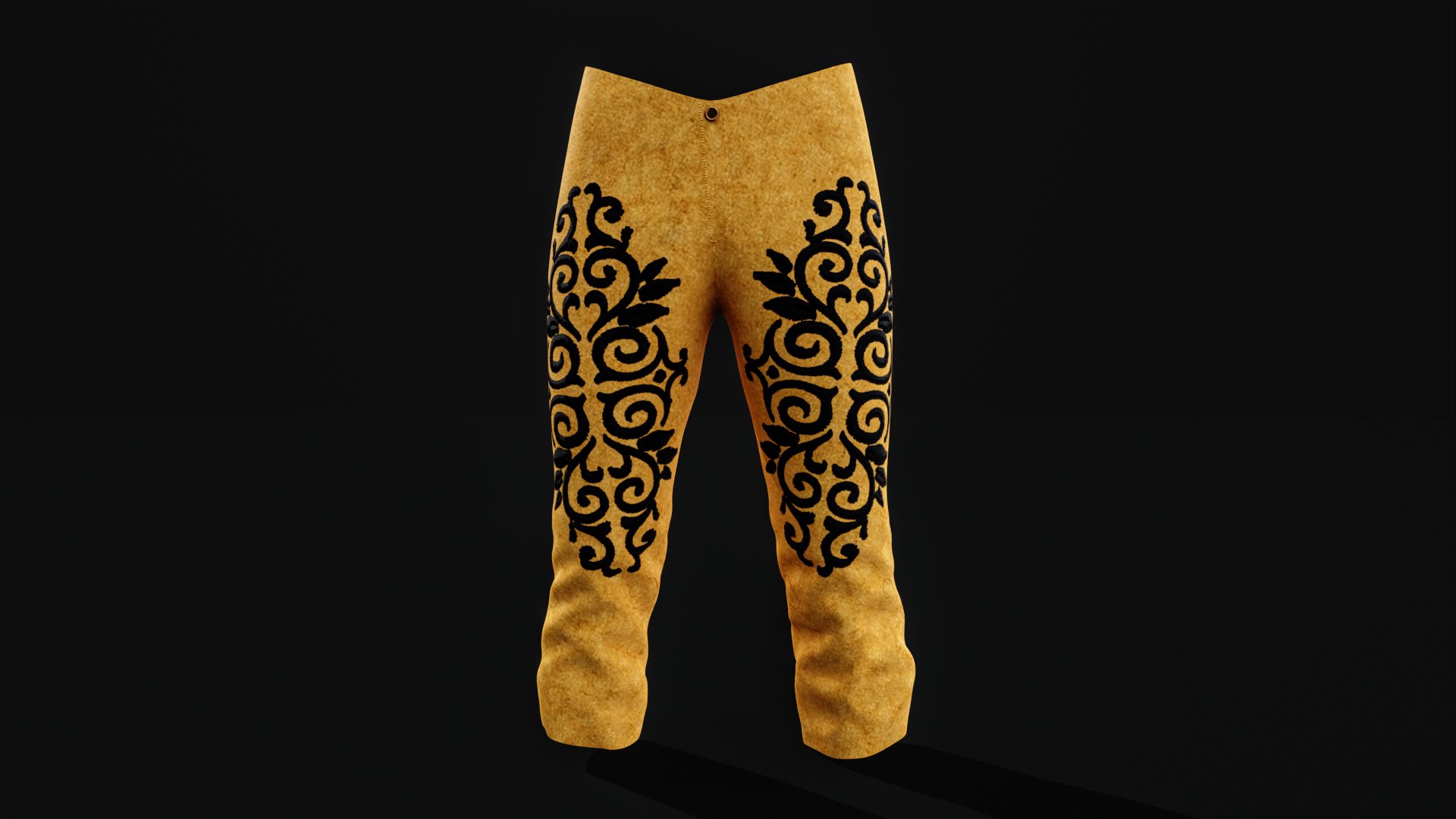Traditional Pants with Eastern Patterns | Man Clothing models | BlenderKit