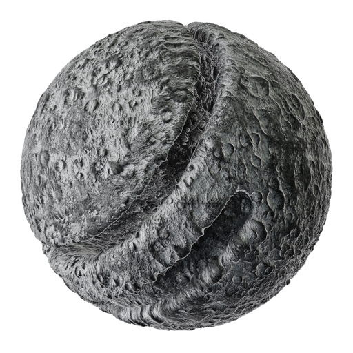 Moon / Asteroid (Edge Emission) 01 | FREE rock materials | BlenderKit