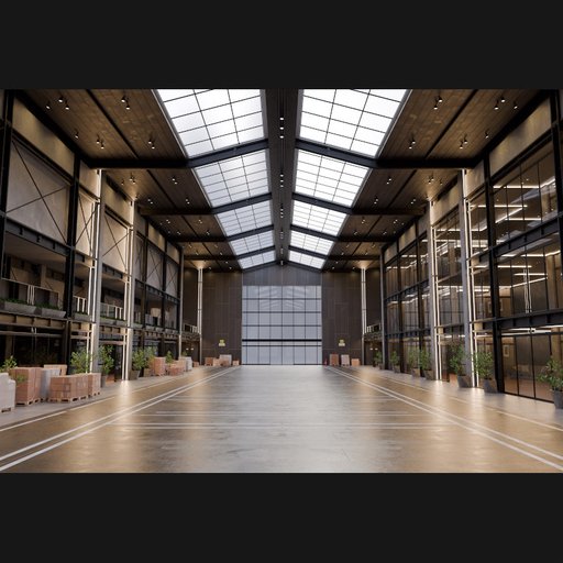 Modern Warehouse / Office | Industrial scenes | BlenderKit