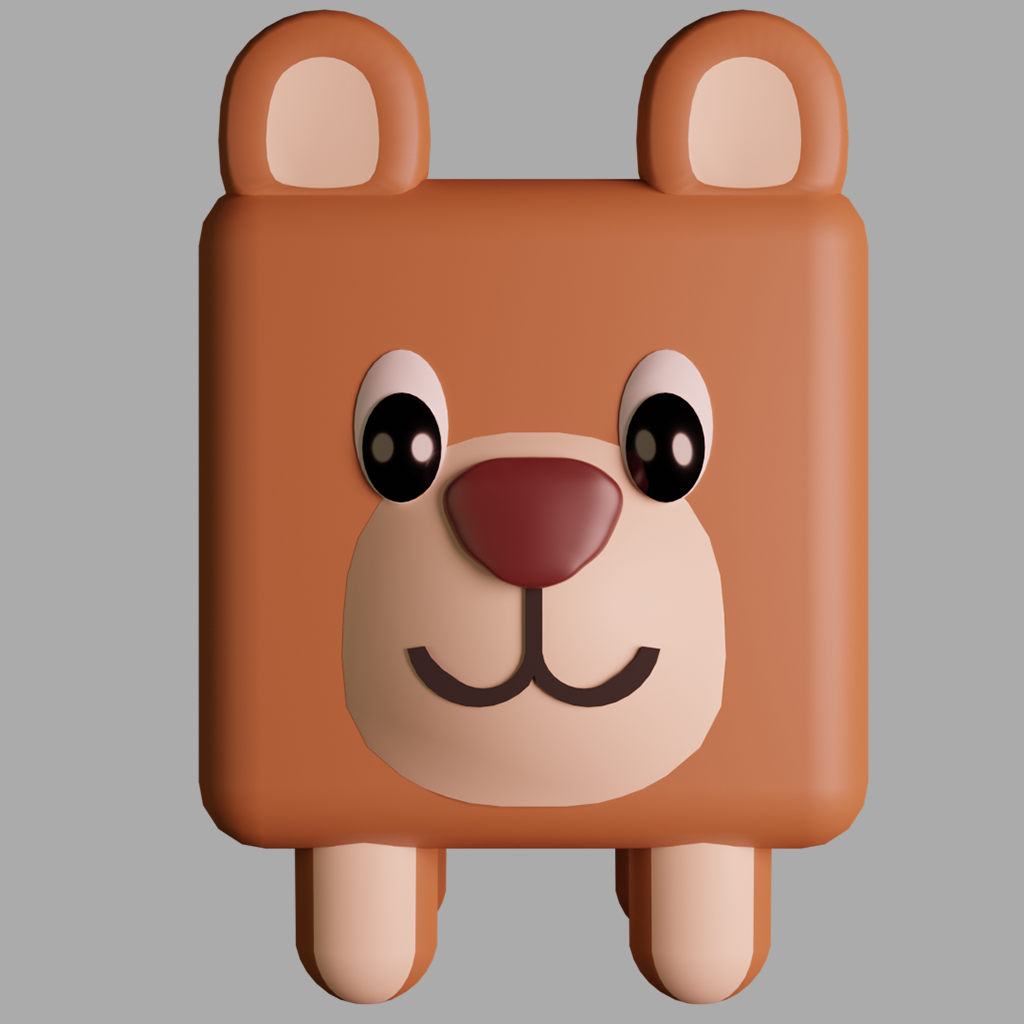 Brown Bear Cube | Mammals models | BlenderKit
