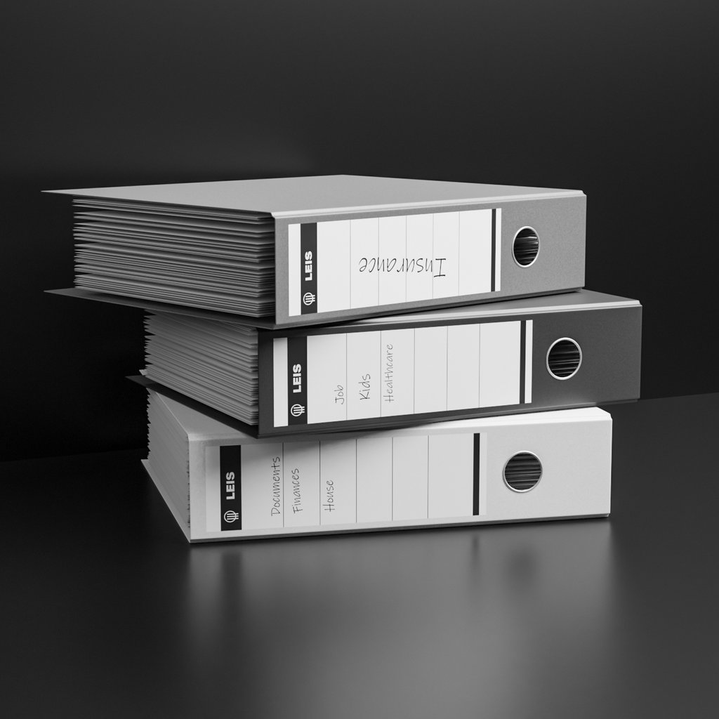 File Folders in office with labels and documents | Office Furniture ...