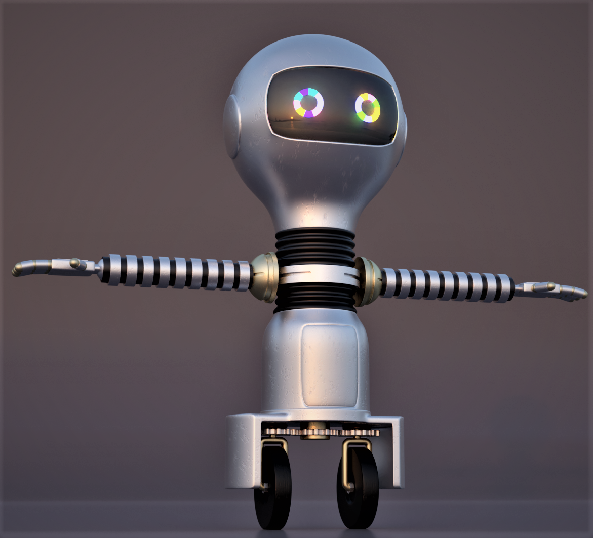 Fast Robot | 3D Robotics models | BlenderKit