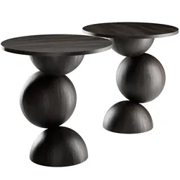 Pom Pom Side Table | Tables models | BlenderKit