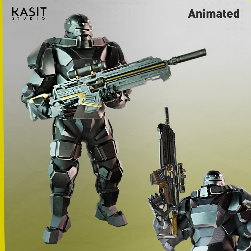 Robot animated | Robots Characters models | BlenderKit