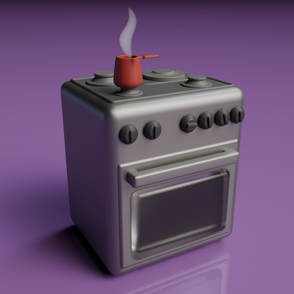 Cute oven | FREE Kitchen Appliances models | BlenderKit