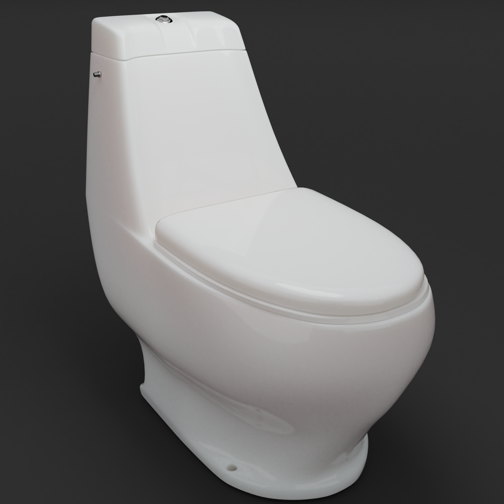 Toilet bowl | FREE Toilets & Bidets models | BlenderKit