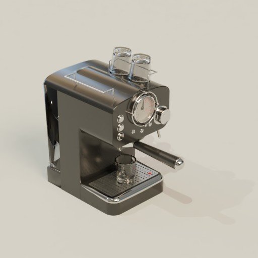 Small Coffee Machine | Kitchen Appliances models | BlenderKit