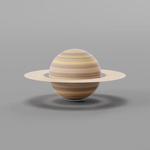 Planet Saturn | FREE Planet models | BlenderKit