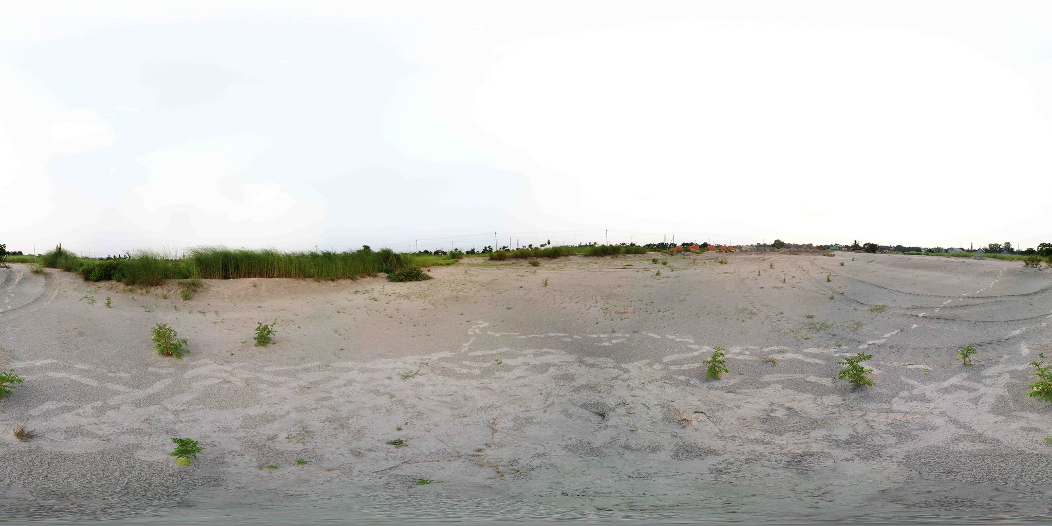 Sparse Sandy Field at Dusk - HDRI | FREE Landscapes HDRis | BlenderKit