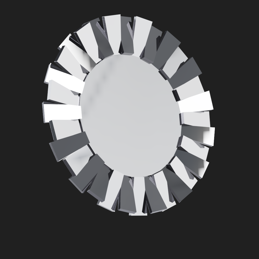 Mirror w/interval frames | FREE Mirrors models | BlenderKit