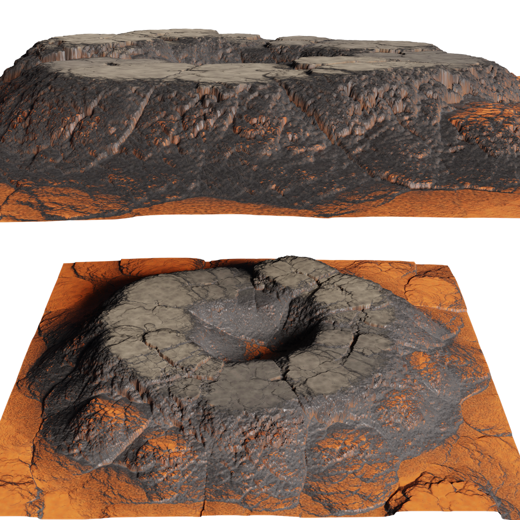 BlenderKit | Download the FREE Volcano Crater model