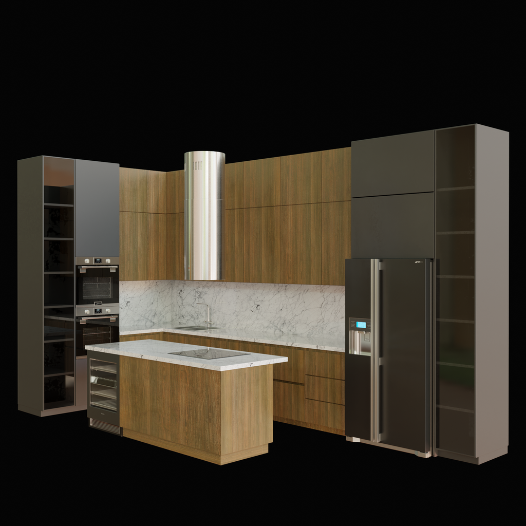 Kitchen modern | FREE Kitchen Sets models | BlenderKit