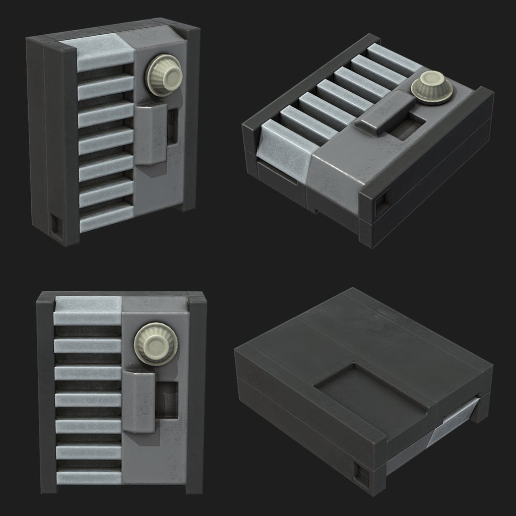 Scifi Control Panel Kitbash Prop | Electronic Devices models | BlenderKit