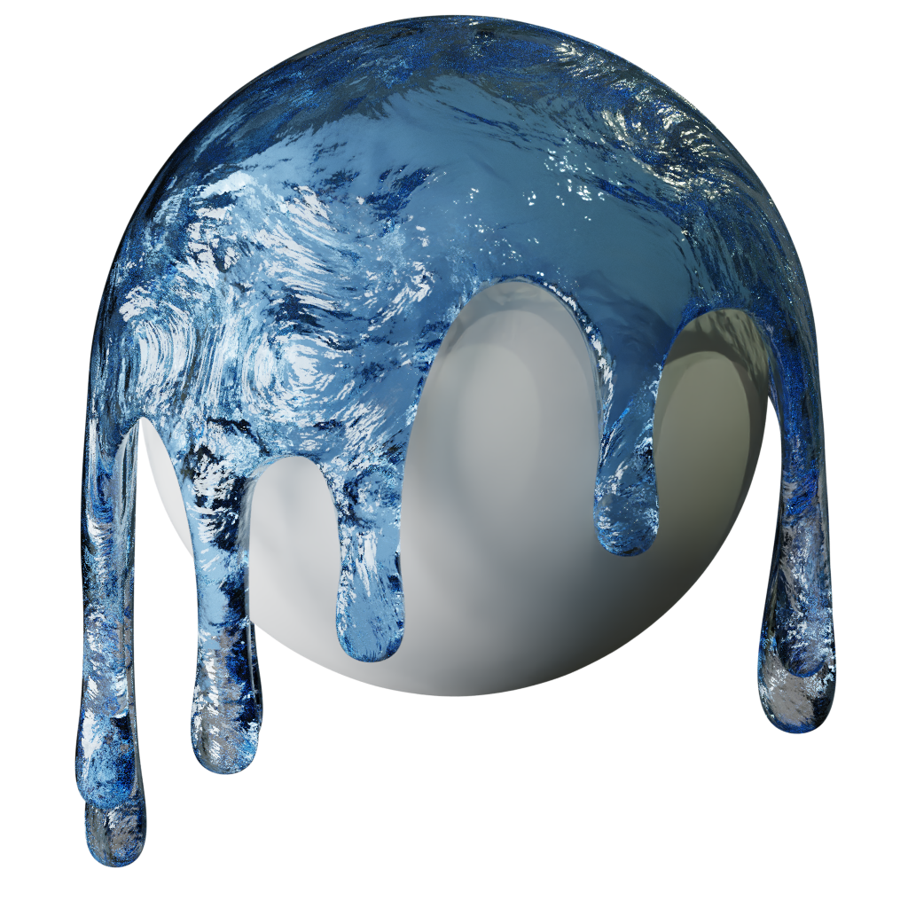 Oceanic Swirl: Liquid Labyrinth Weave | FREE liquid materials | BlenderKit