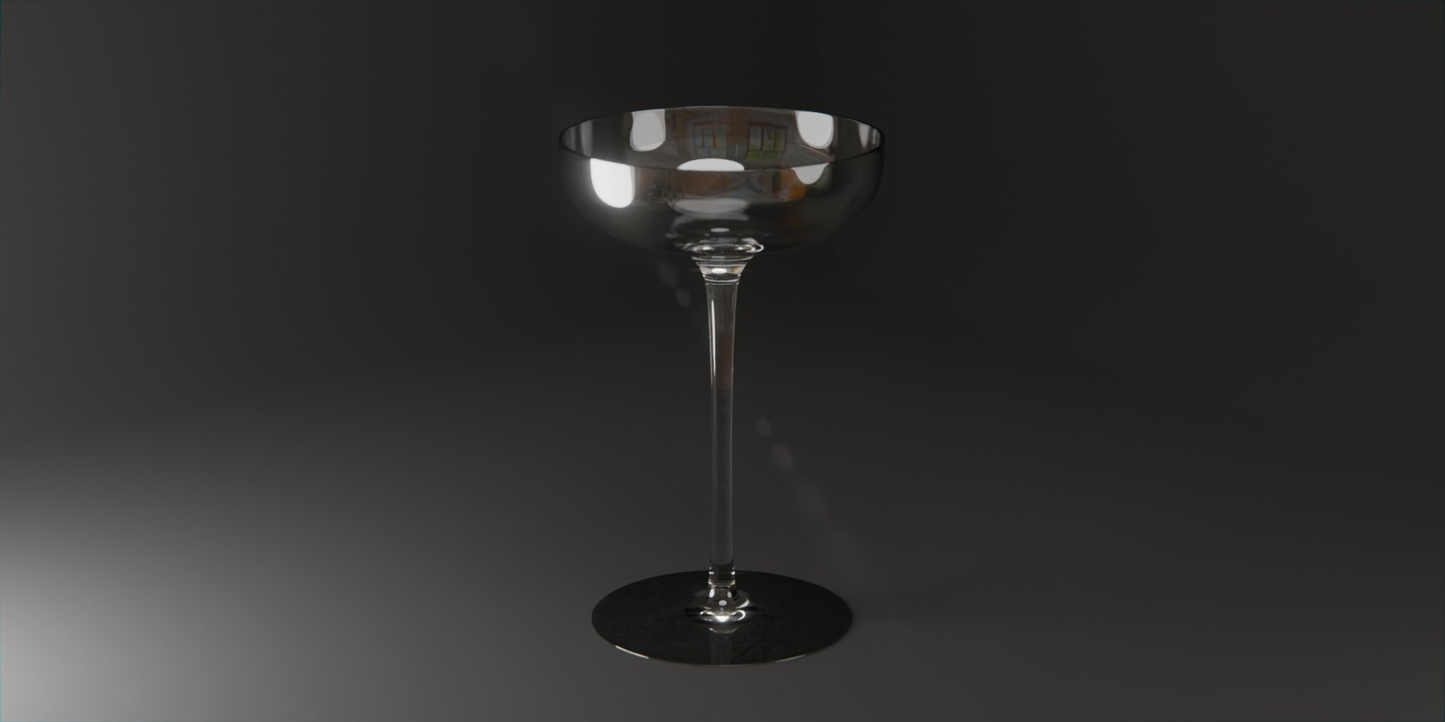 Champagne Coupe Glass | Food / Drinks models | BlenderKit