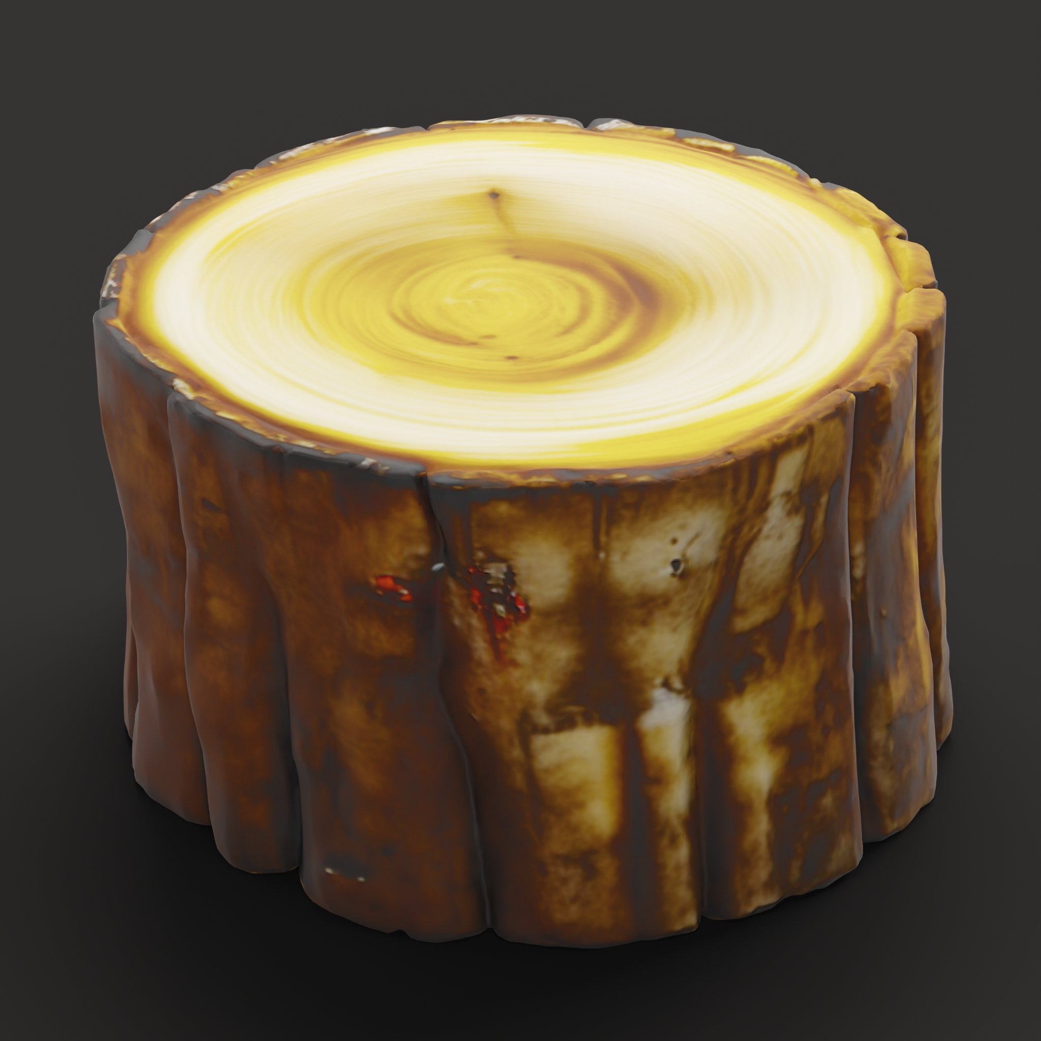 Trunk Chair | FREE Trees models | BlenderKit