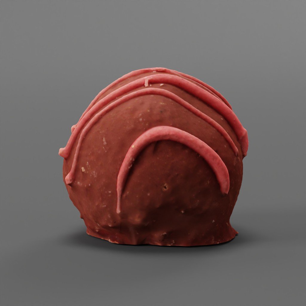 Strawberry Truffle | FREE Food models | BlenderKit