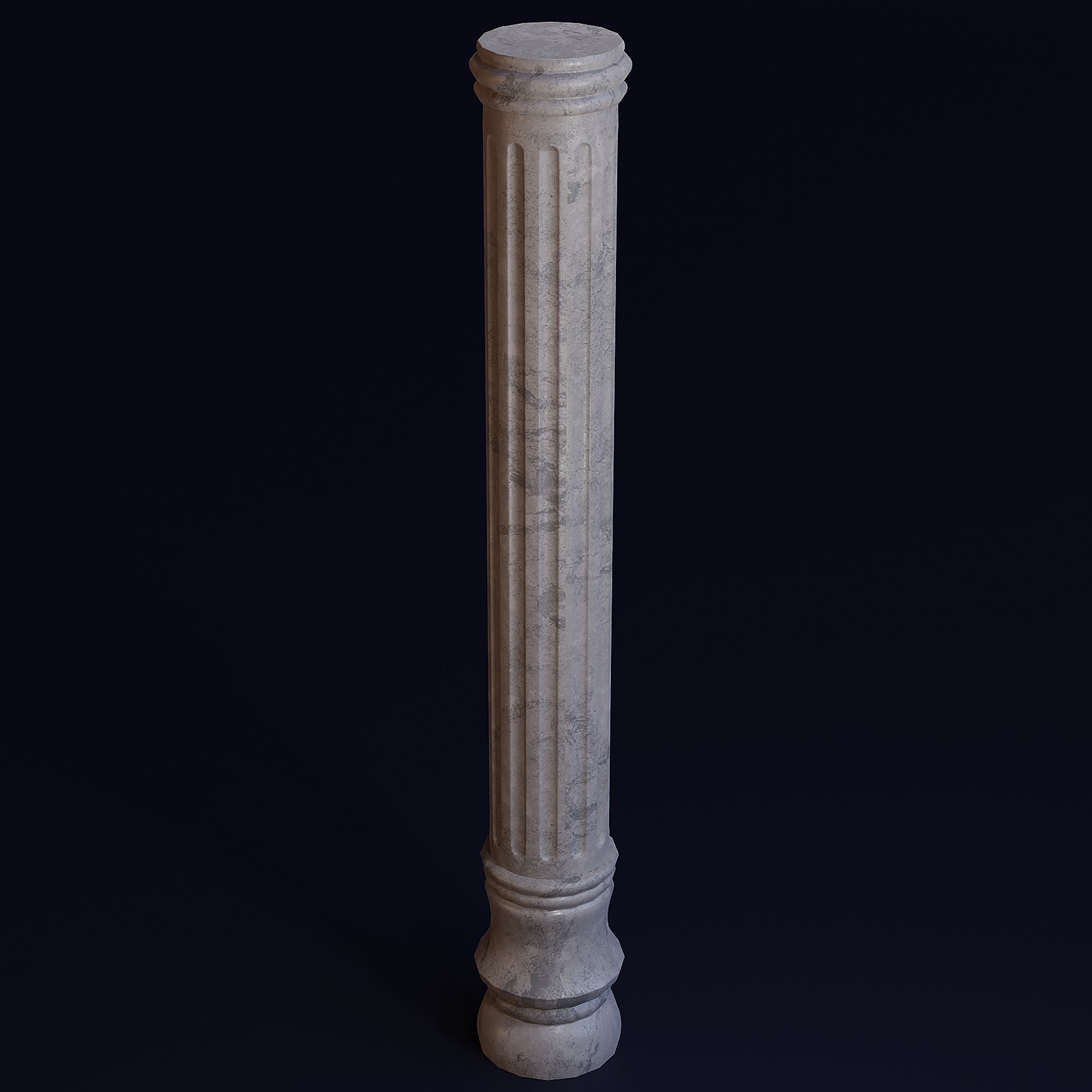 Column-02 | FREE Molding / Carving models | BlenderKit