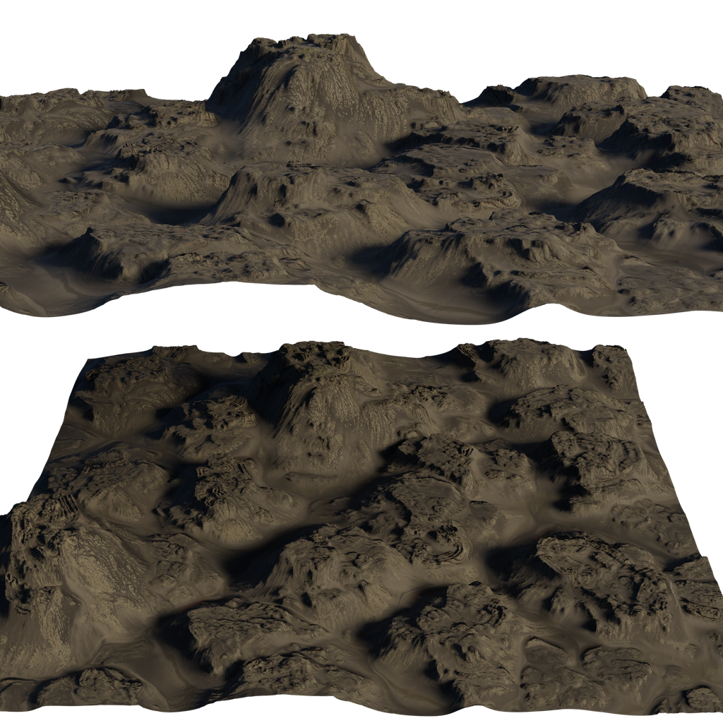 LandscapeSediment Dunes | FREE Terrains models | BlenderKit