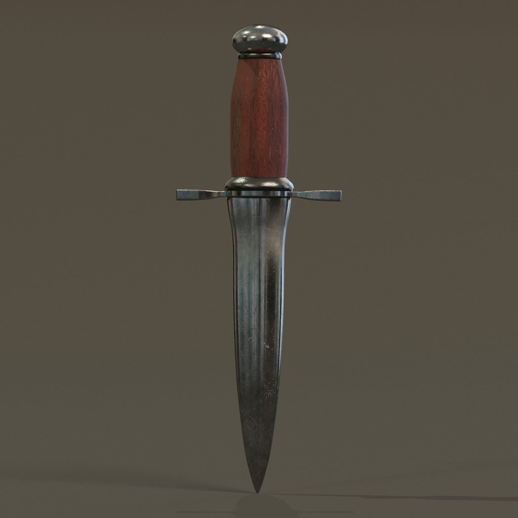 Dagger | FREE Historical Weapons models | BlenderKit