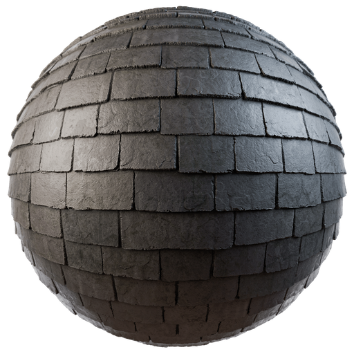 Slate roof | FREE roofing materials | BlenderKit