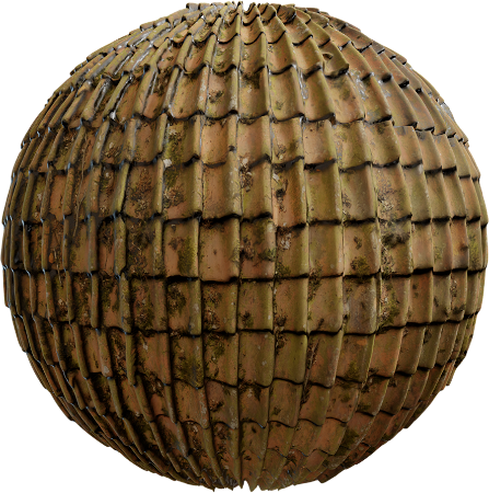 Tile roof | FREE 3D roofing materials | BlenderKit