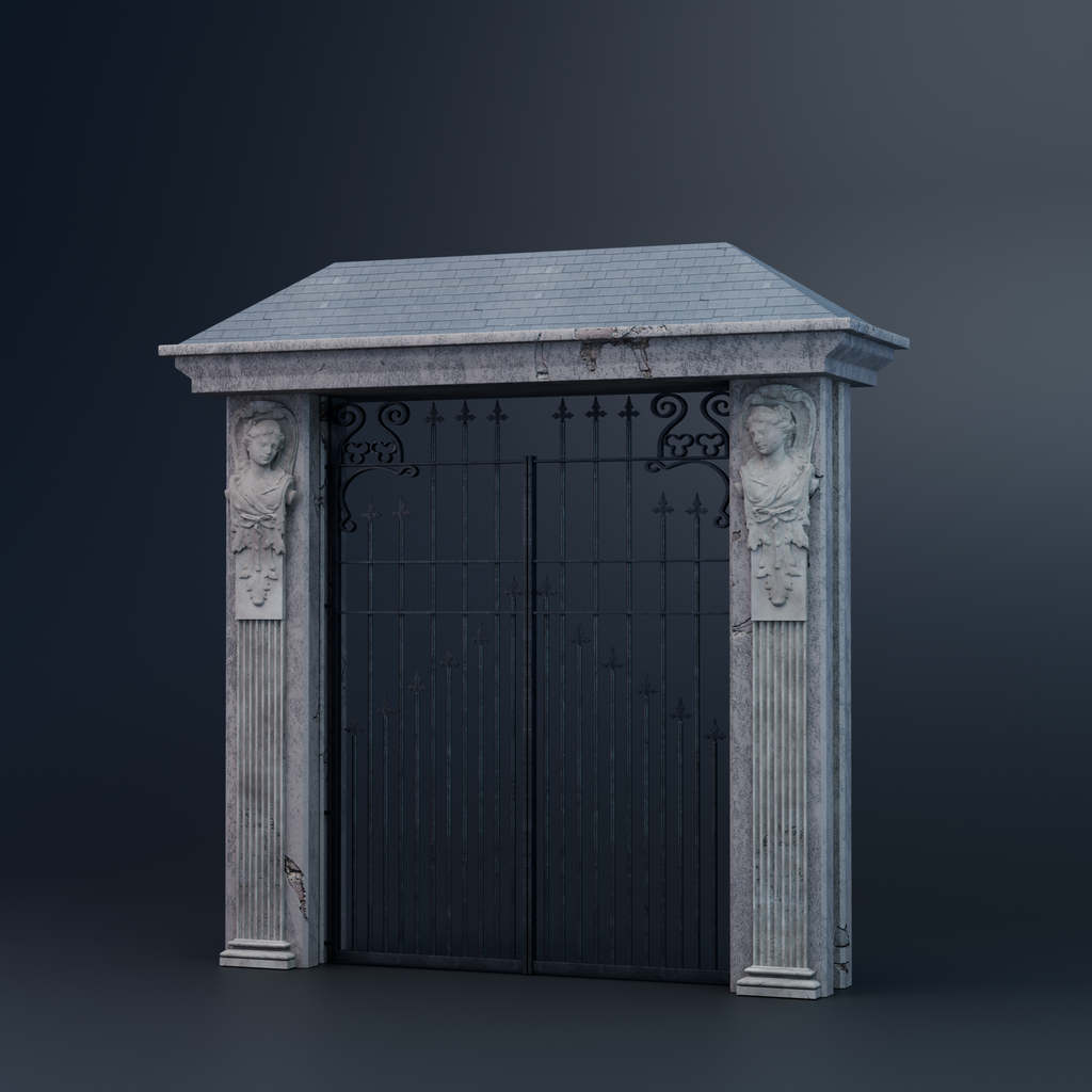 Old geat | Doors models | BlenderKit