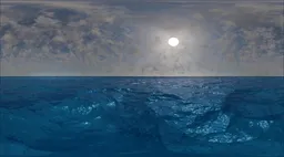 Deep Blue Ocean Sunset | Water Environments HDRis | BlenderKit